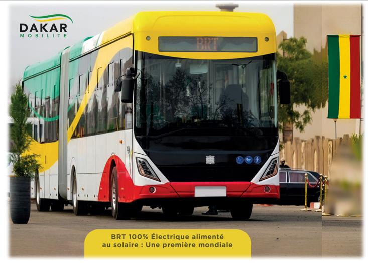 Défilé du 4 avril : Voici la présentation du premier bus du BRT 100