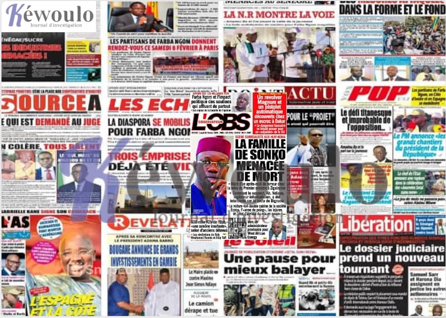 Revue presse Sénégal : Entre défis politiques, pressions économiques et